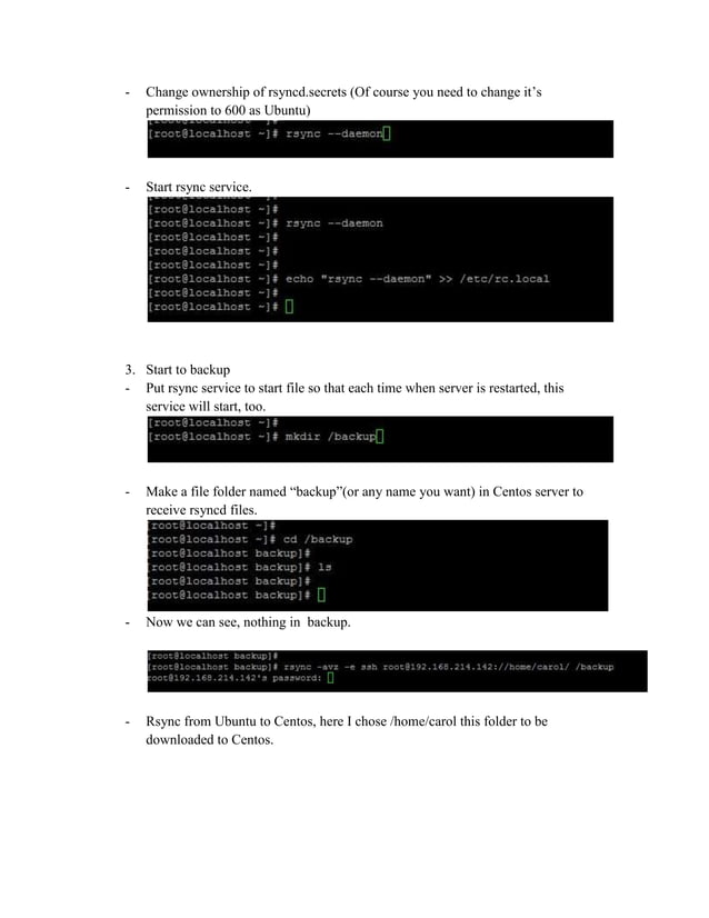 Linux server backup solution | PDF