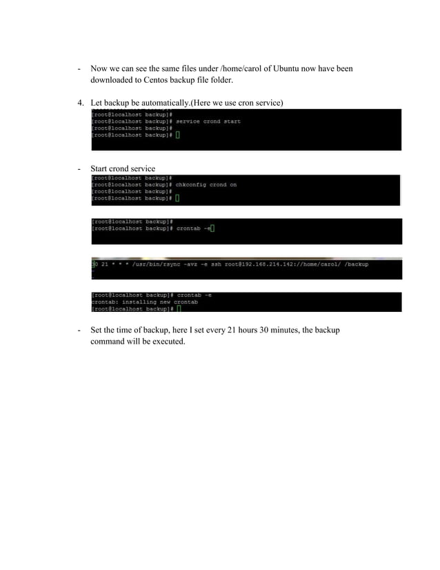 Linux server backup solution | PDF