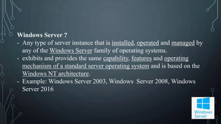 Linux Server vs Windows Server | PPTX | Operating Systems | Computer ...