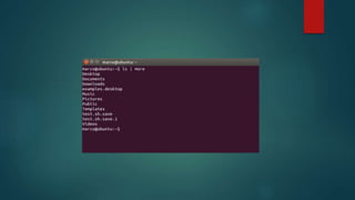 Linux shell | PPT