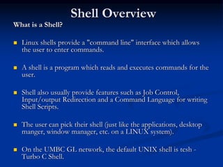 Linux shell env | PPTX