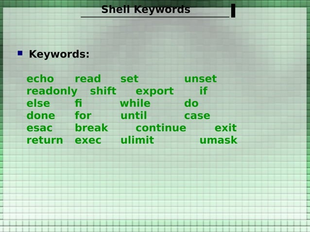 Complete Guide for Linux shell programming | PPT