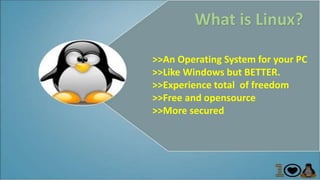 Linux short i̇nformation | PPT
