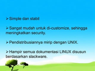 Linux slackware | PPT | Free Download