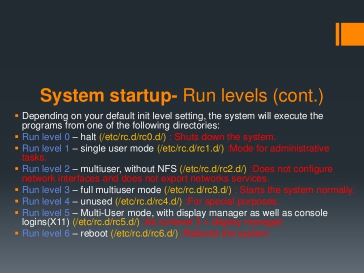 Linux Startup