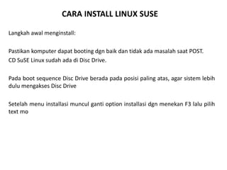 Linux suse | PPT