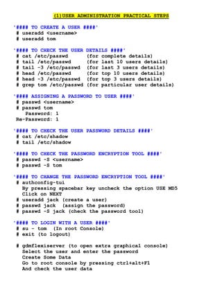 Linux system admin | PDF | Operating Systems | Computer Software and Applications