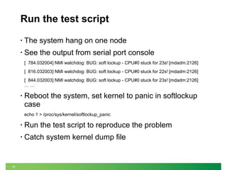 Understanding Linux system hang | PPT