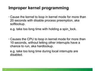 Understanding Linux system hang | PPT