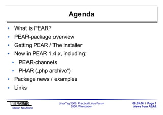 News from PEAR | PPT