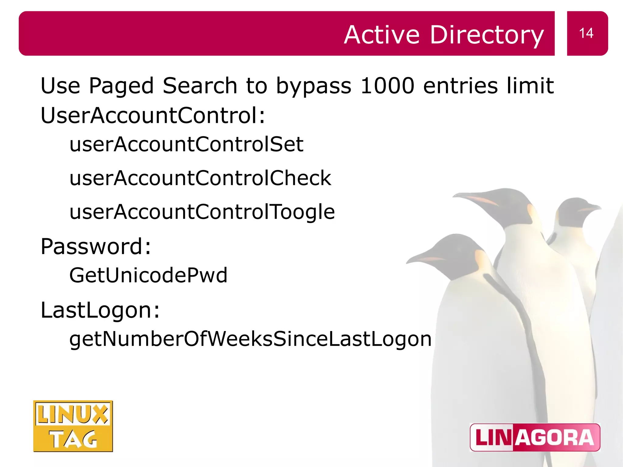 Synchronize Openldap With Active Directory With Lsc Project Ppt