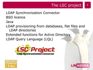 Synchronize OpenLDAP with Active Directory with LSC project | PPT