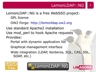 WebSSO and Access Management with LemonLDAP::NG | ODP | Internet | Computing