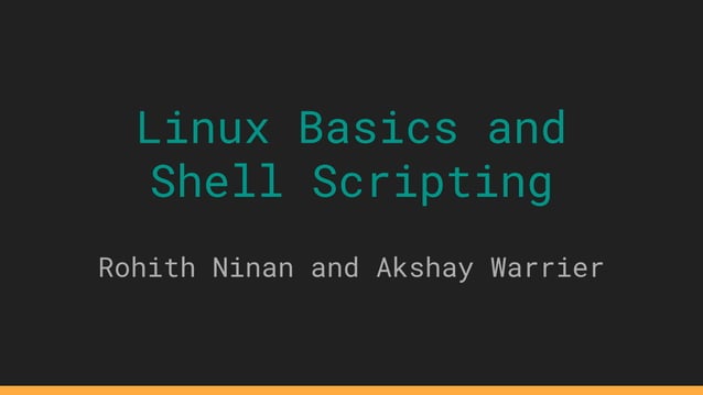 Introduction To Linux | Pptx
