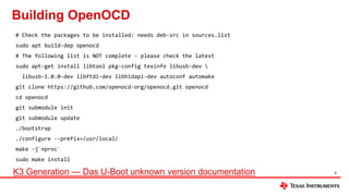 OpenOCD-K3 | PPTX