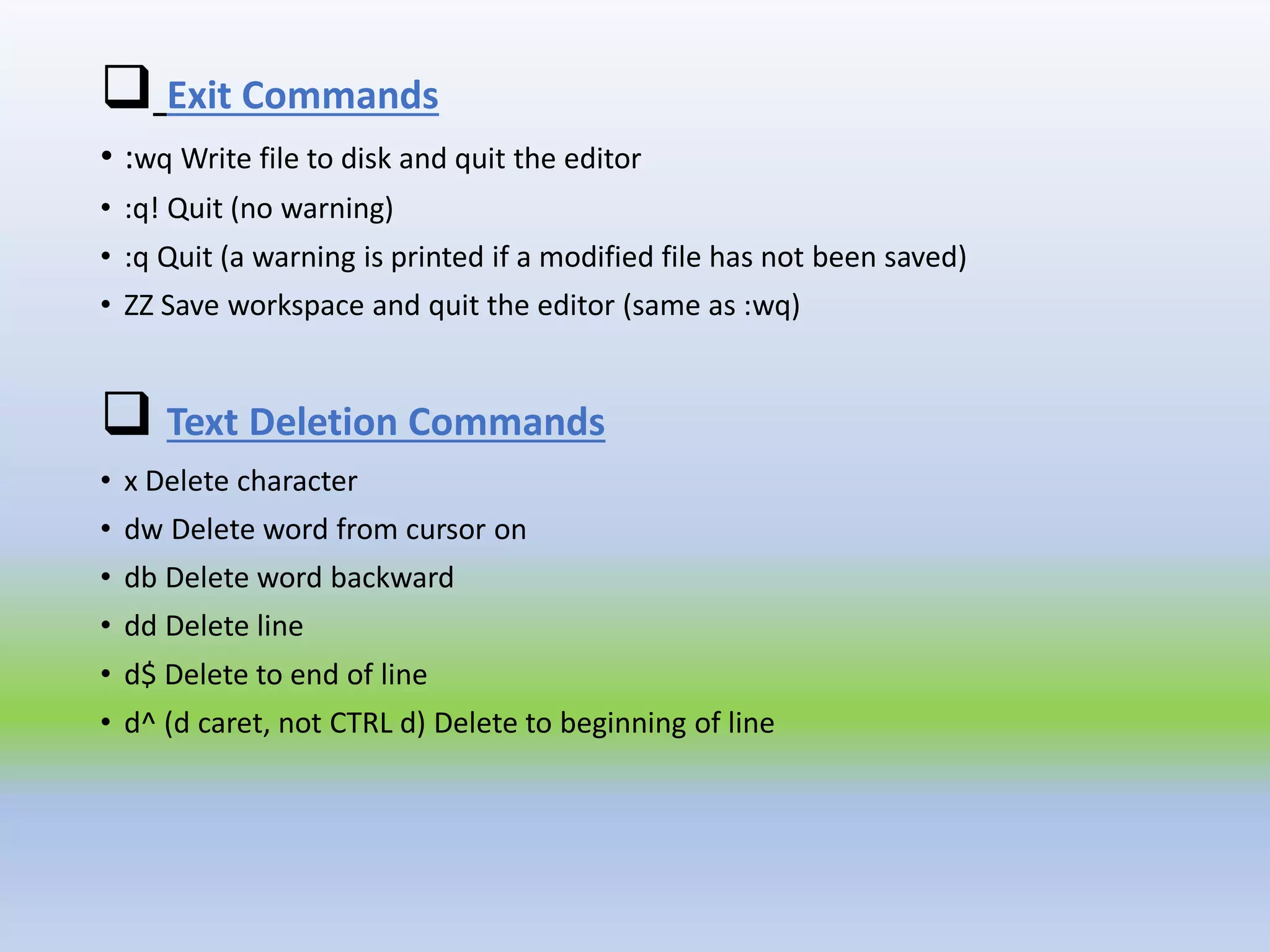 Linux text editors | PDF
