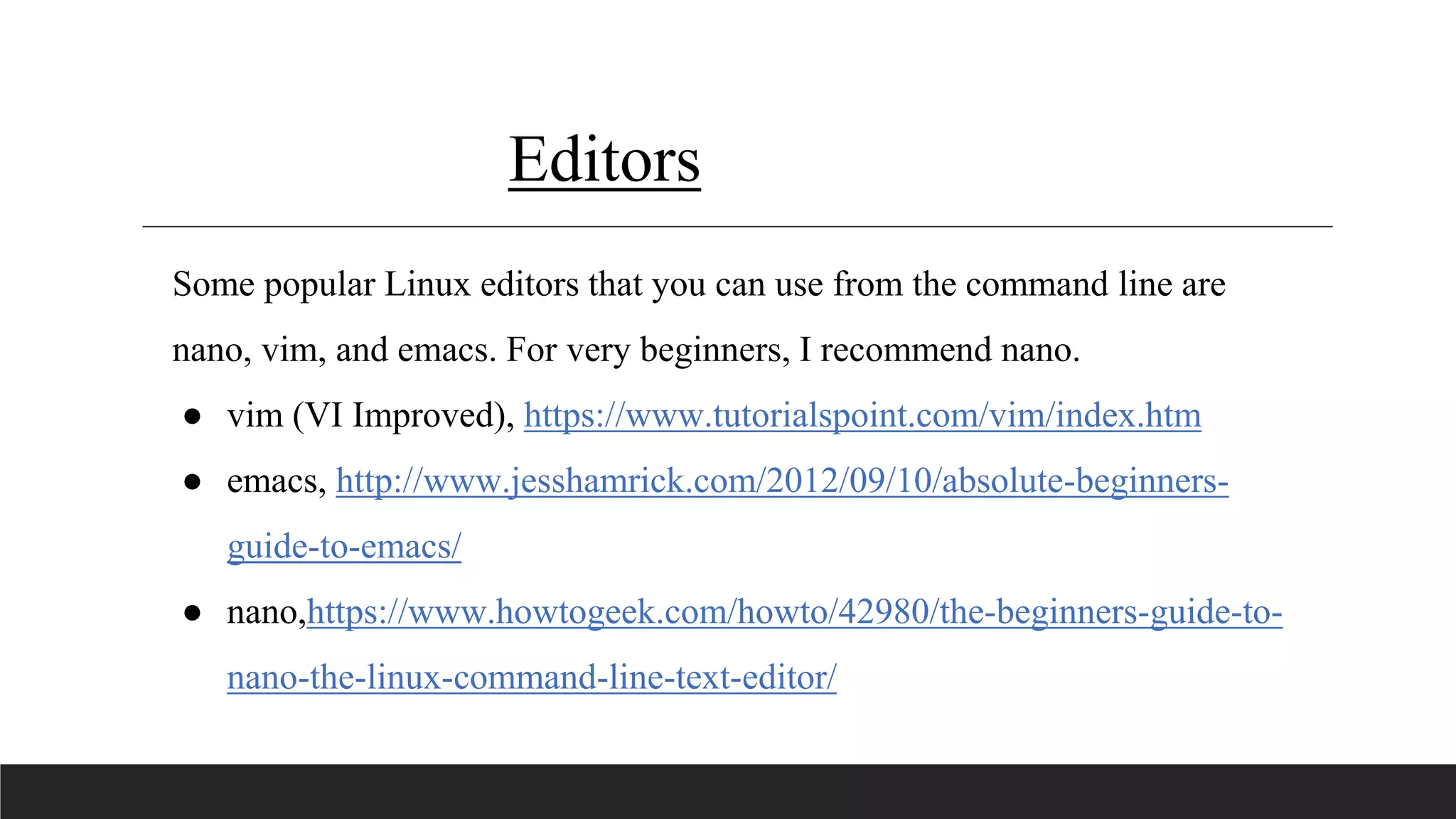Linux for Beginners | PPTX | Operating Systems | Computer Software and ...