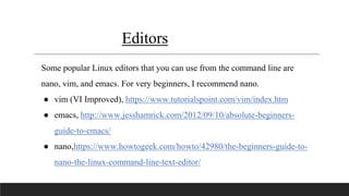 Linux for Beginners | PPT
