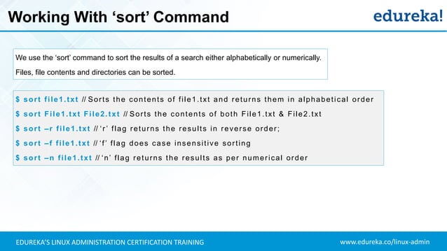 Linux Tutorial For Beginners | Linux Administration Tutorial | Linux Commands | Edureka | PPT