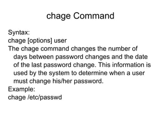 Linux user mgnt | PPT