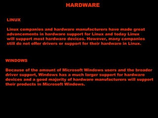 Linux Vs Windows 8
