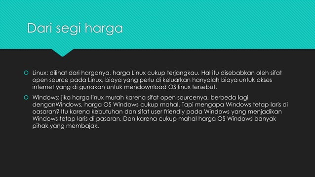 Linux vs windows | PPTX