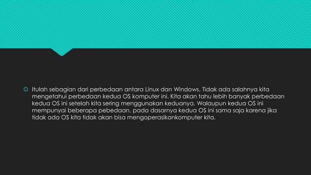 Linux vs windows | PPTX