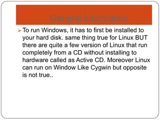 Linux vs windows | PPTX