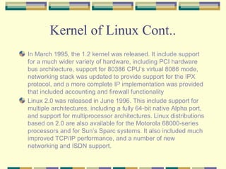Linux vs windows | PPT | Operating Systems | Computer Software and ...
