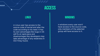 Comparative Analysis of Windows and Linux System | PPTX