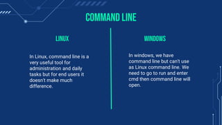 Comparative Analysis of Windows and Linux System | PPTX