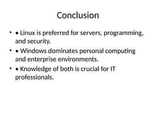 Linux_vs_Windows_Presentation.pptx Short | PPTX