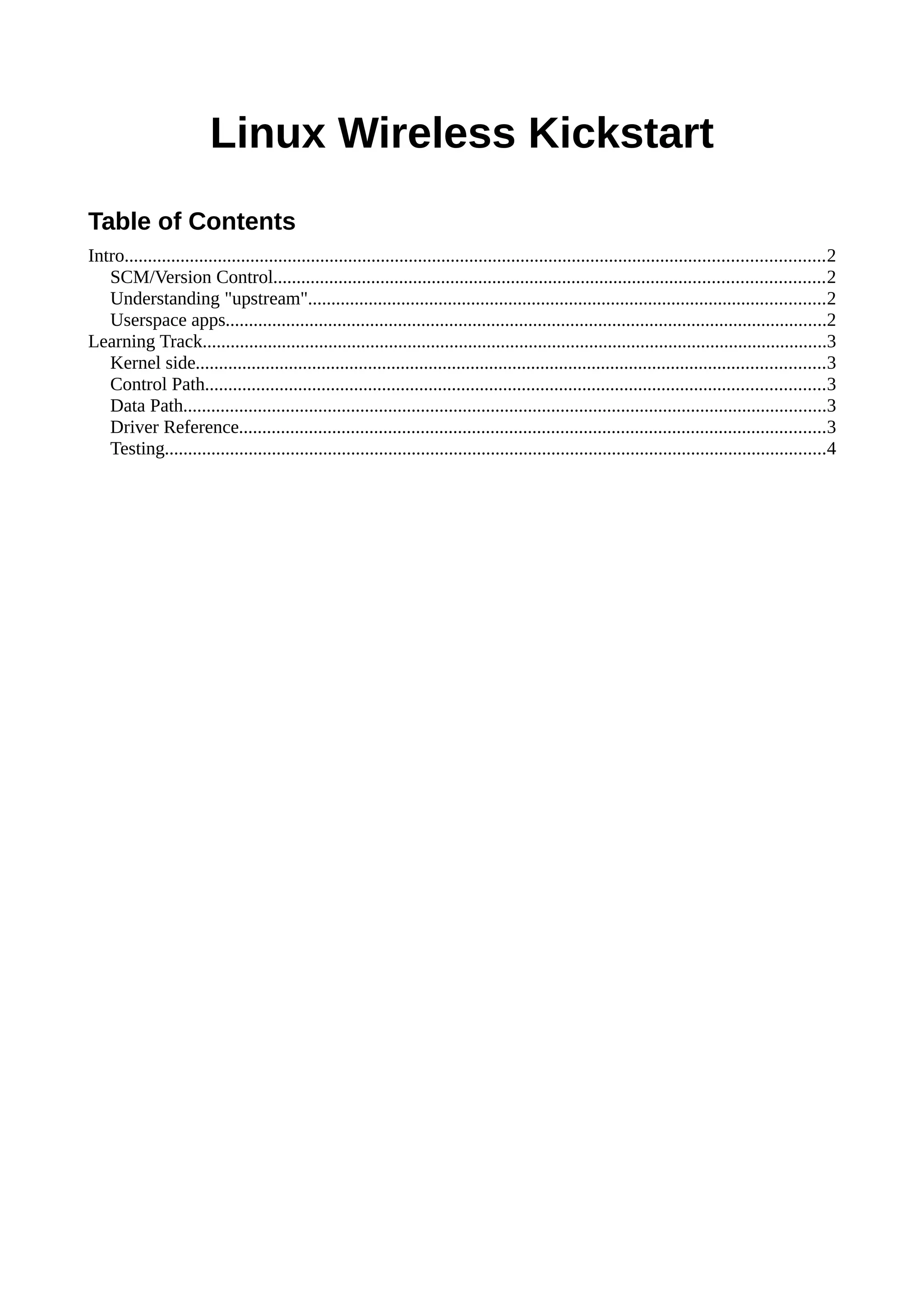 Linux wireless kickstarter Guide | PDF