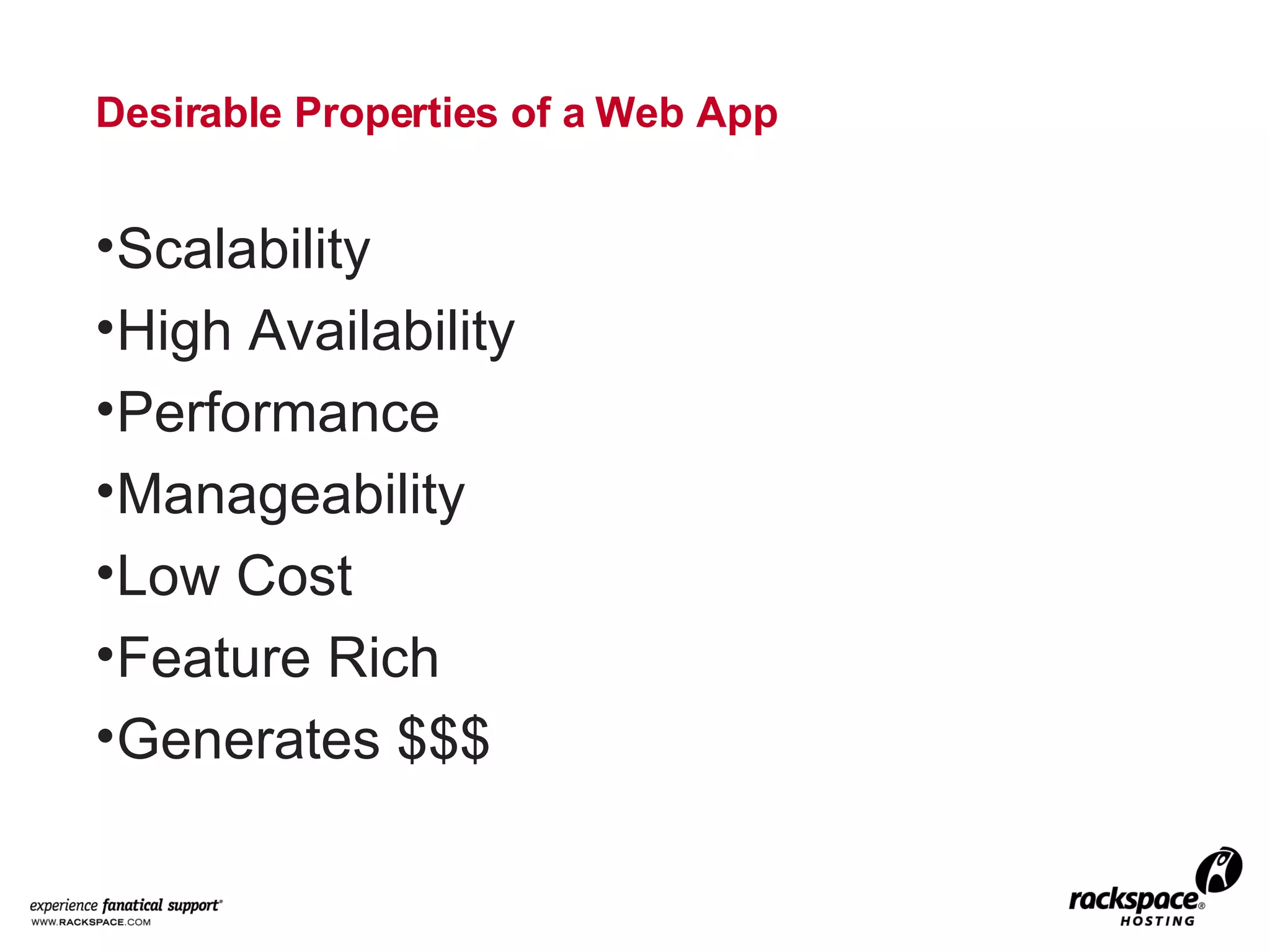 7 Stages of Scaling Web Applications | PPT