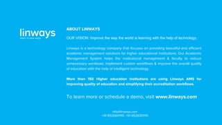 Linways Academic Management System for Colleges & Universities | PPT