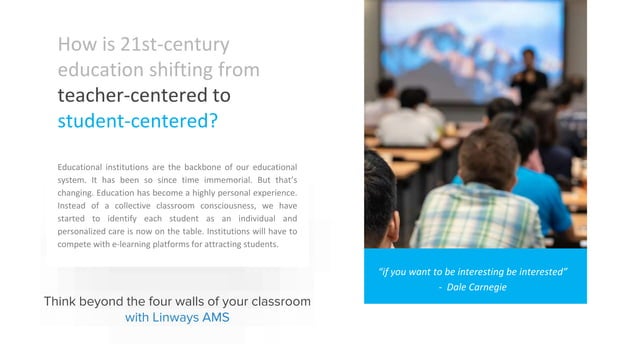 Linways Academic Management System for Colleges & Universities | PPT