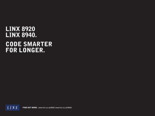 Meet the Linx 8920 & Linx 8940 | PDF