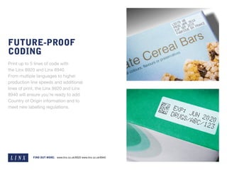 Meet the Linx 8920 & Linx 8940 | PDF