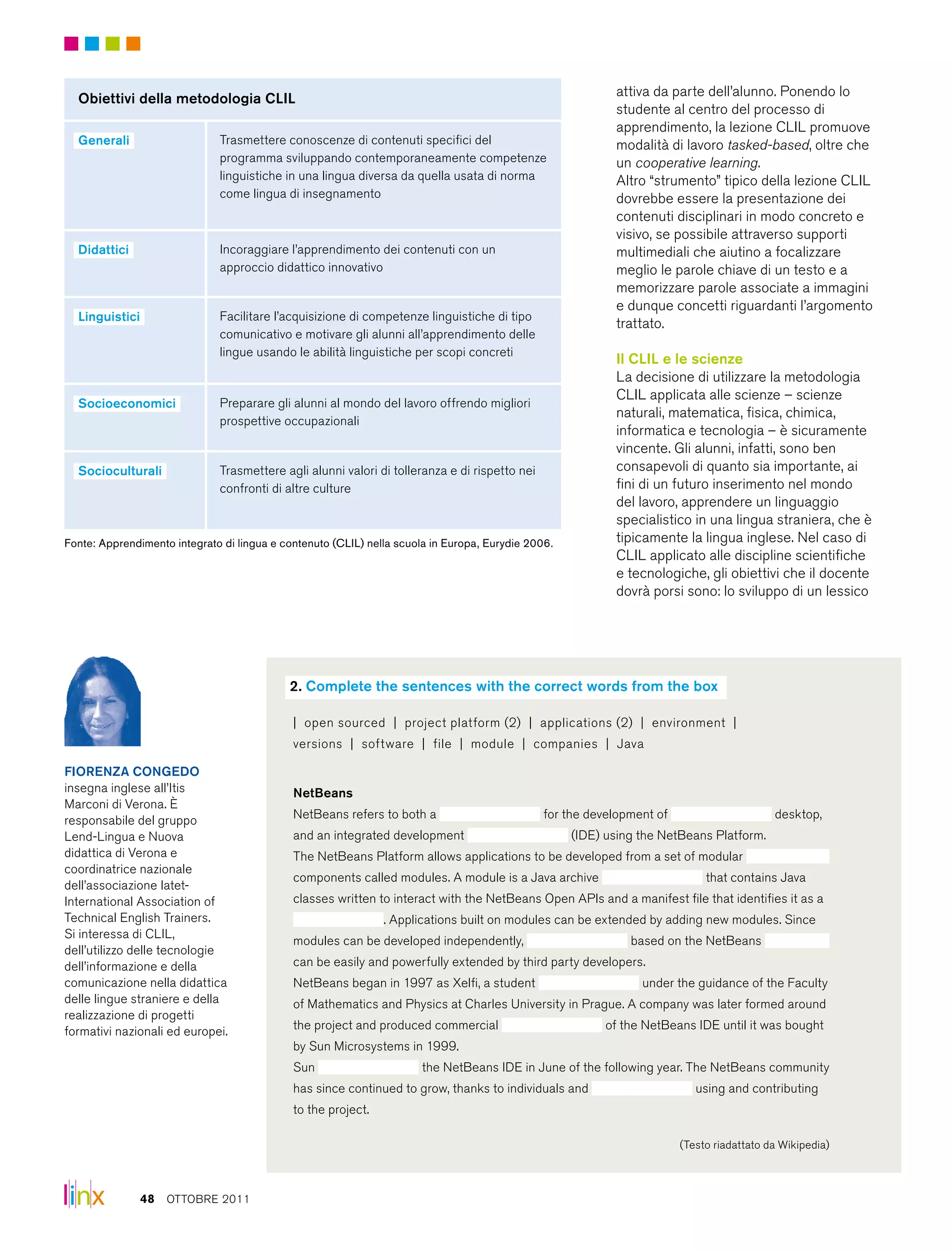 Insegnare Scienze In Inglese-Teaching Science in English | PDF