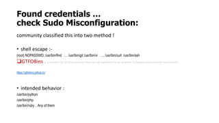 Linx privx privileges-sudo misconfiguration group and docker daemon privileges | PPT
