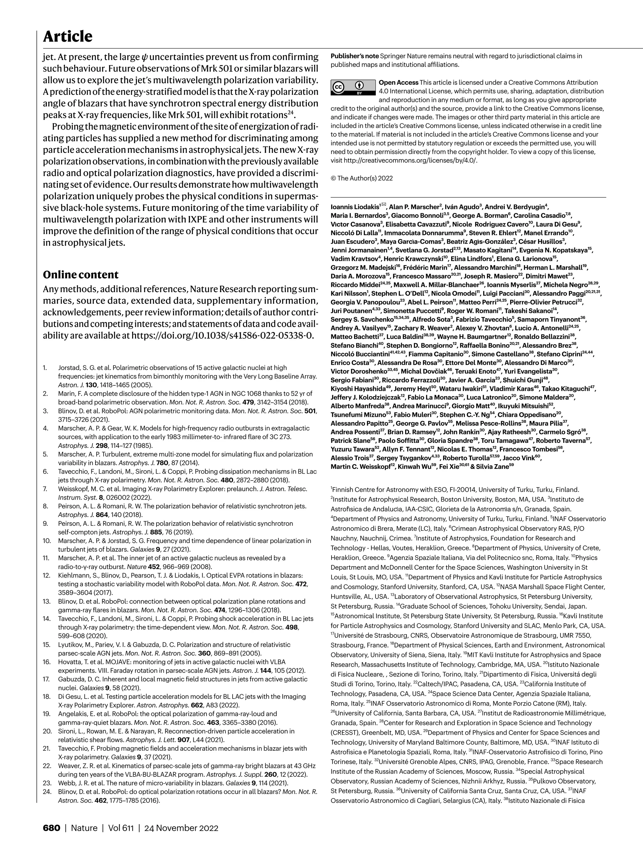 Polarized blazar X-rays imply particle acceleration in shocks | PDF