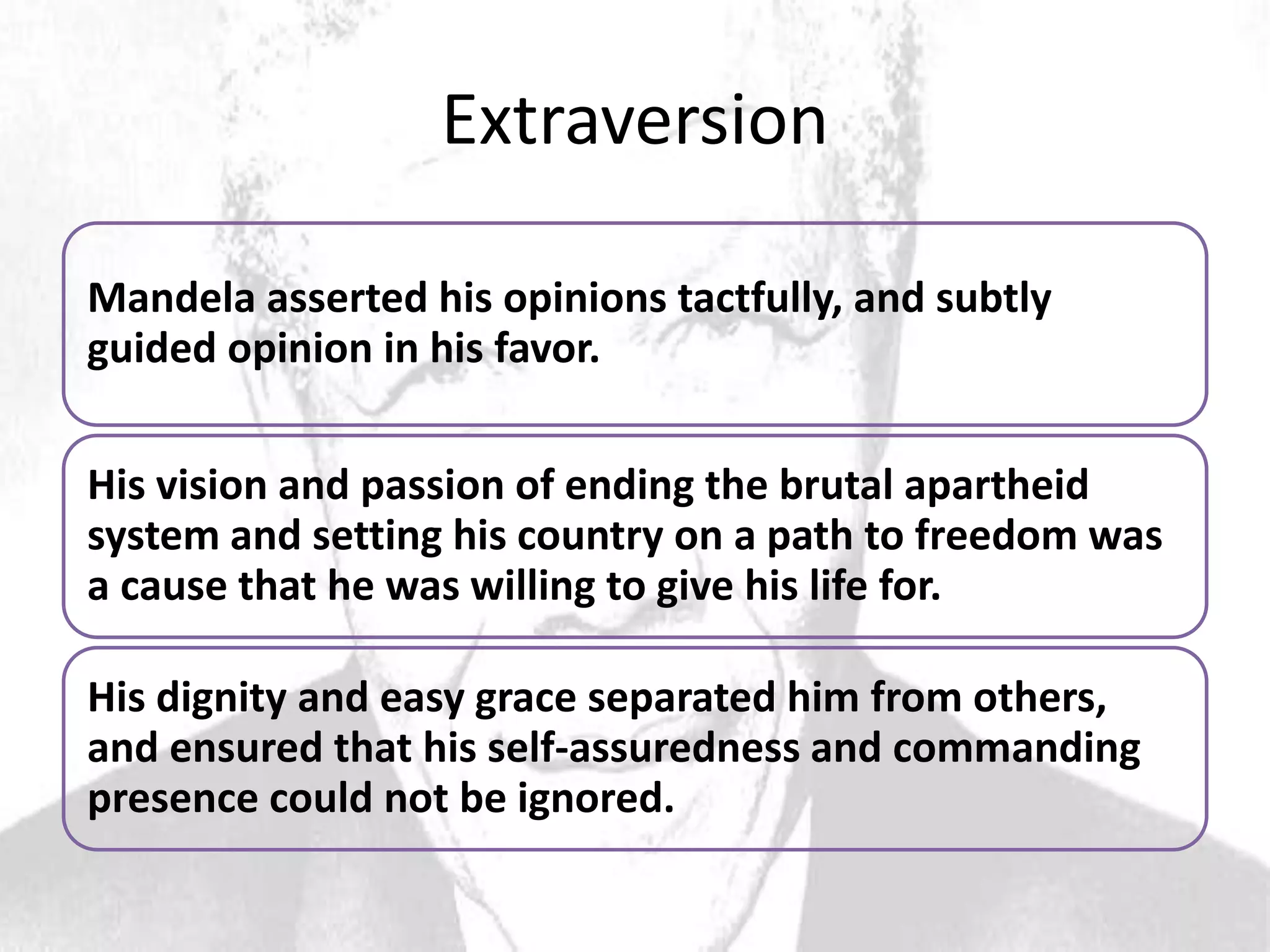 Leadership style Nelson Mandela | PPTX