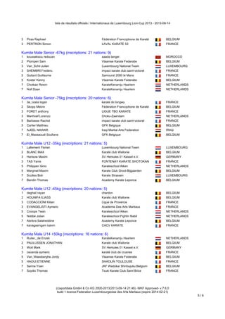 Lion cup 2013-liste_de_résultats | PDF
