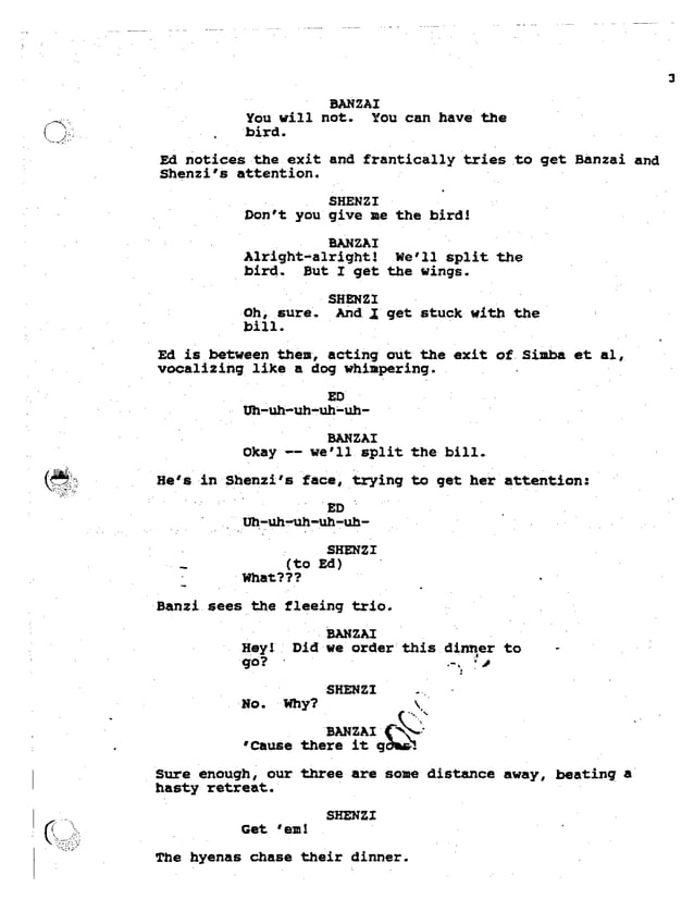 Lion king,-script | PDF