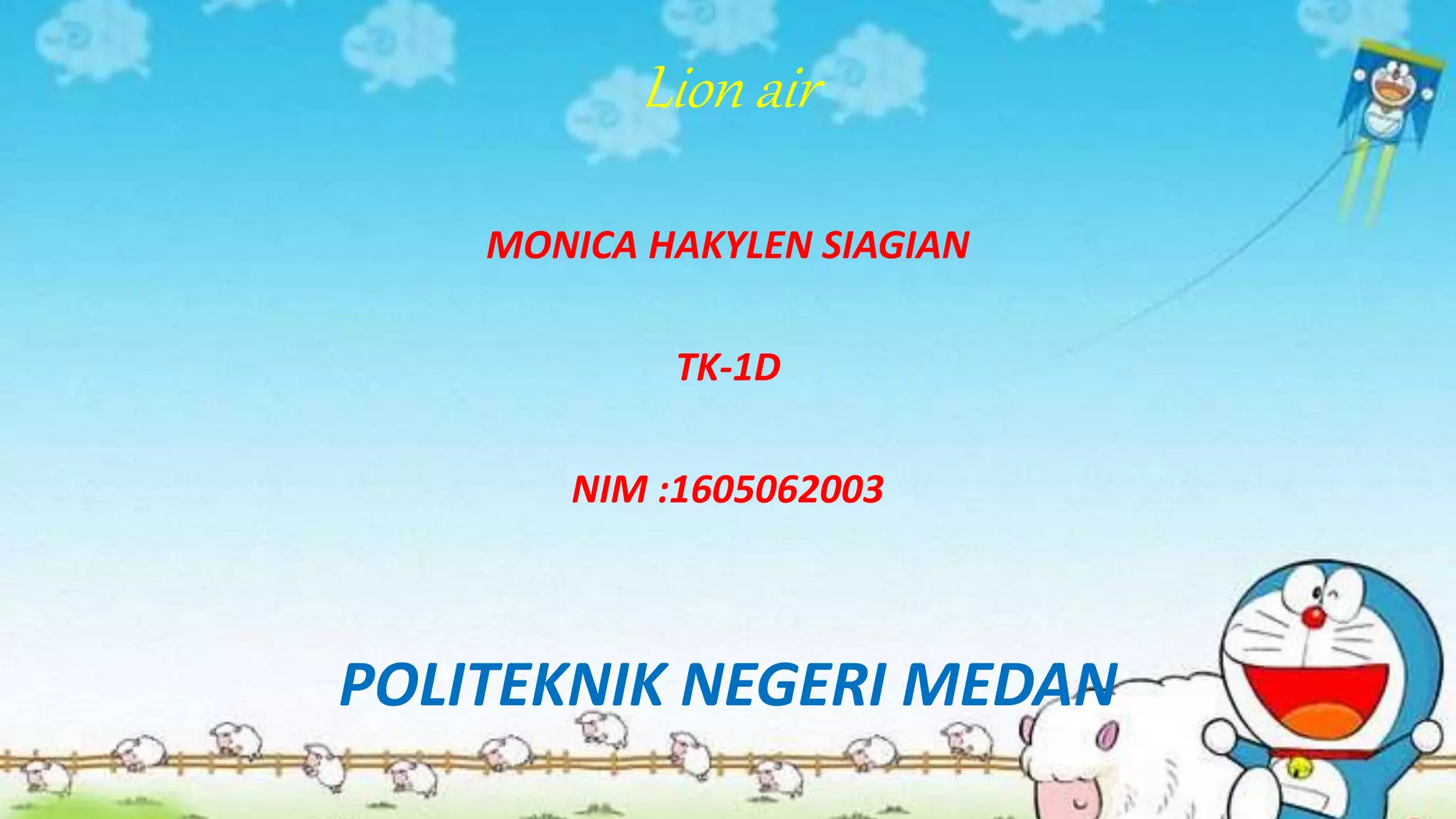 Powerpoint Lion Air oleh Monica | PPTX