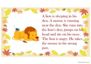 Lion and the Mouse (Short Reading for kids with exercises).pdf