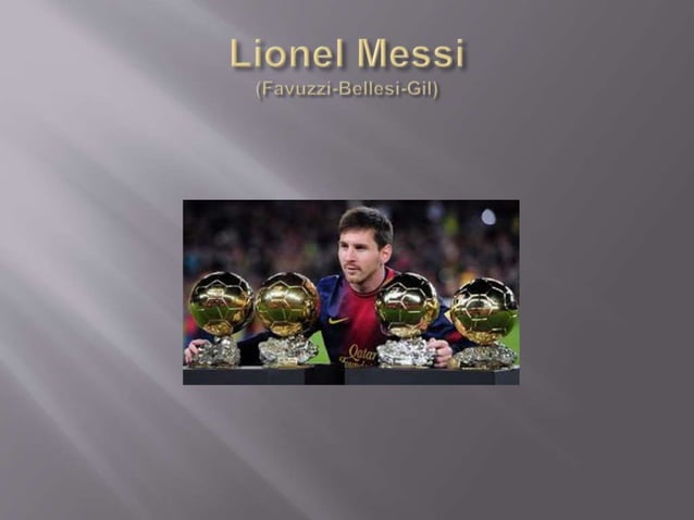Lionel Messi's Timeline | PPT