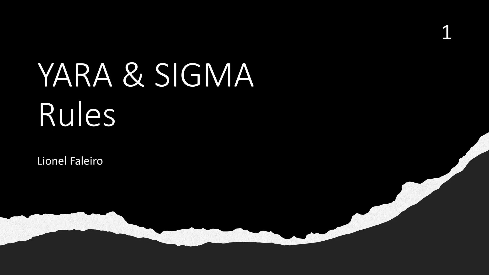 Sigma and YARA Rules | PDF