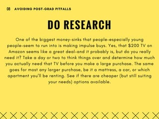 Avoiding Post-Grad Lifestyle Pitfalls | PDF