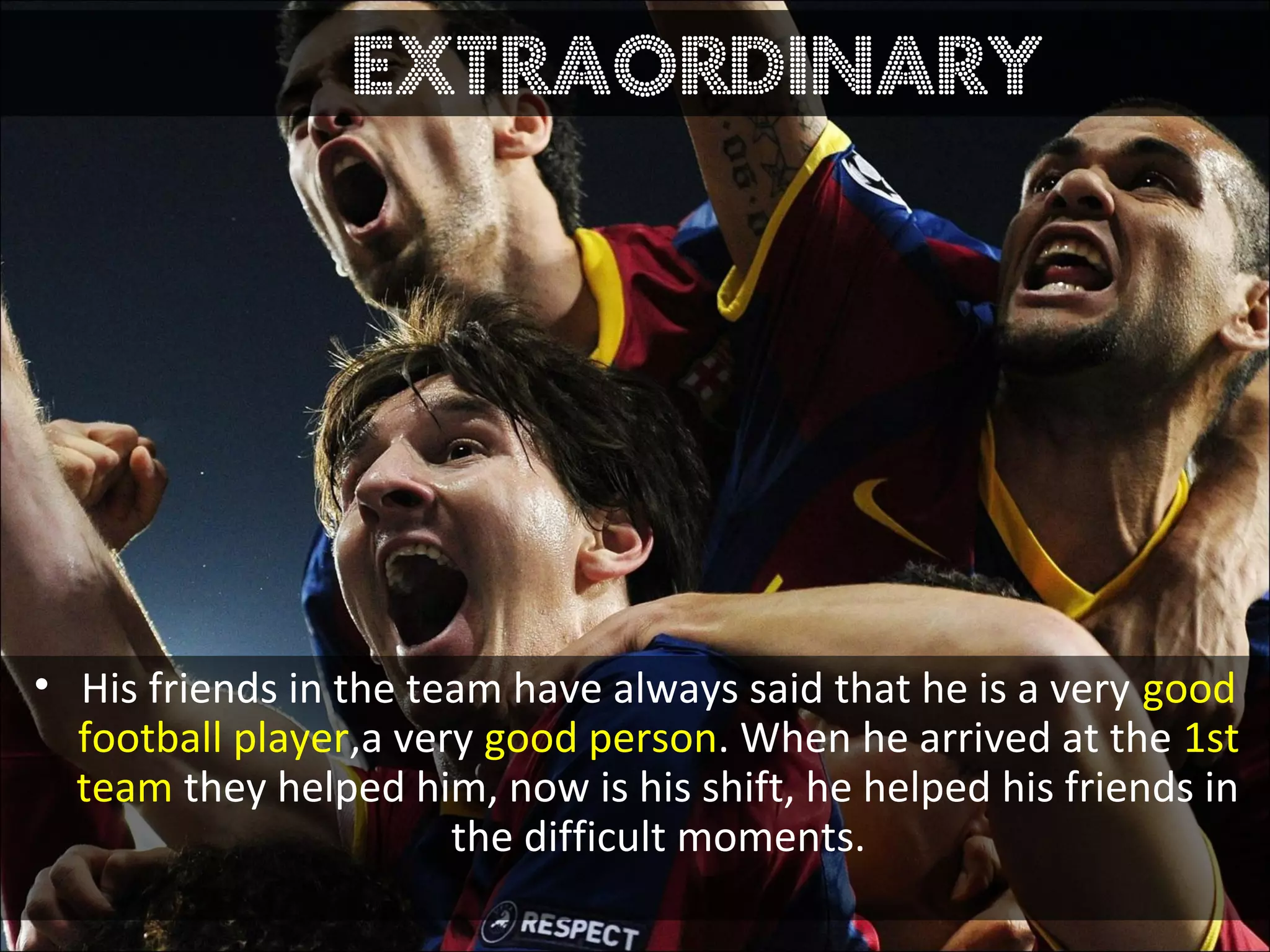 Presentation on Lionel Messi | PPT